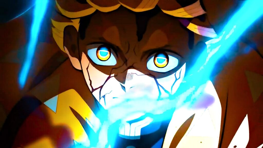 Zenitsu Vs Kaigaku Twixtor 4K I Clips For Edits I Demon Slayer Infinity ...