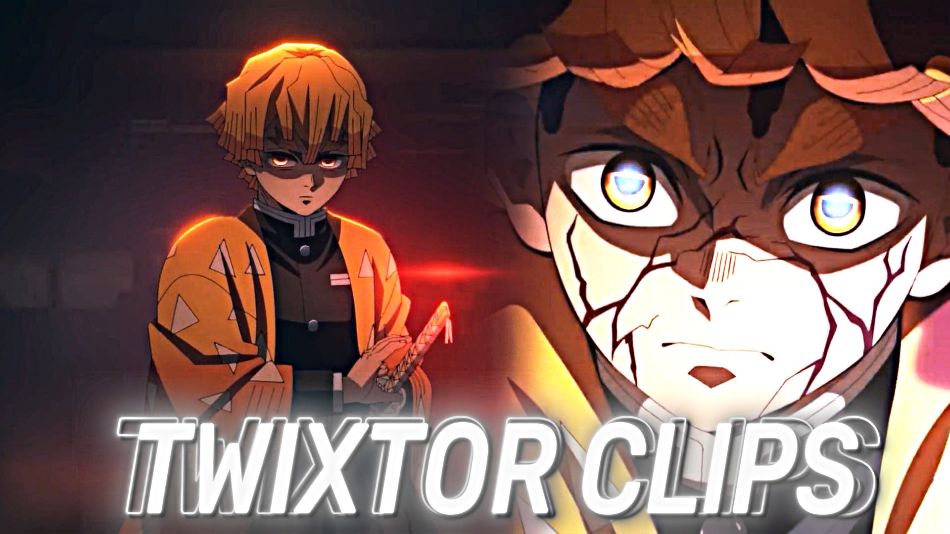 Zenitsu Vs Kaigaku Twixtor 4K I Clips For Edits I Demon Slayer Infinity ...